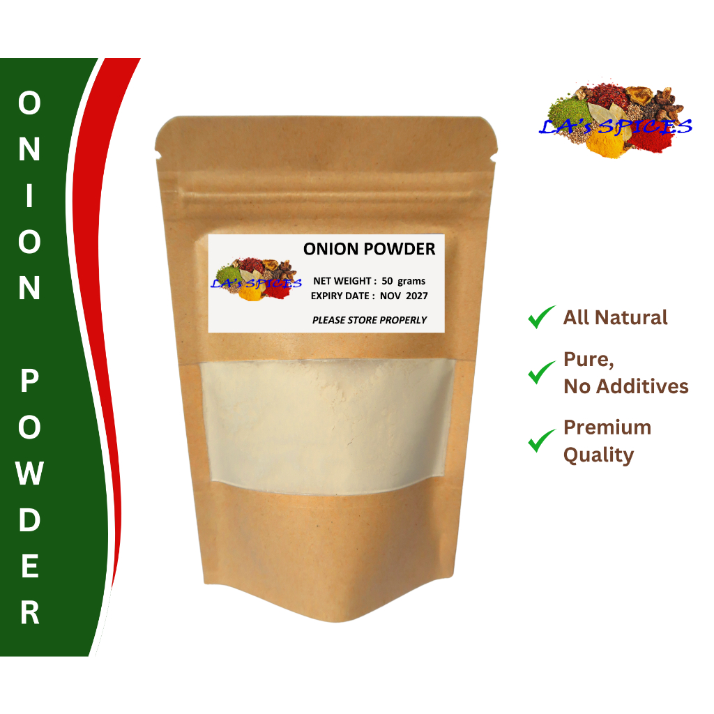 Pure Onion Powder - 50 grams, 100 grams or 250 grams | Shopee Philippines