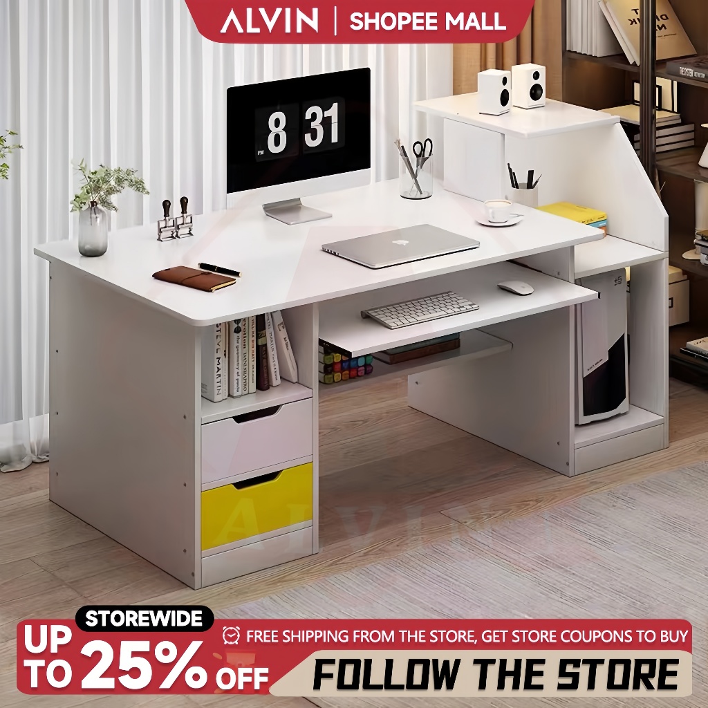 ALVIN Computer Desk Desktop Desk Home Simple Modern Small Desk Student ...