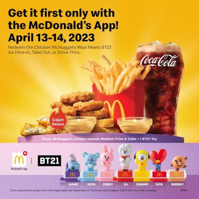 (1pc) McDonald's x BTS Happy Meal Toy McDo sold by Gabs Diecast Toy ...