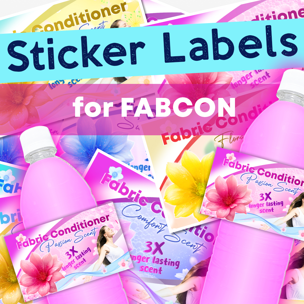 Fabric Conditioner Sticker Labels ₱2/piece Lang Wholesale Price(for 1L ...