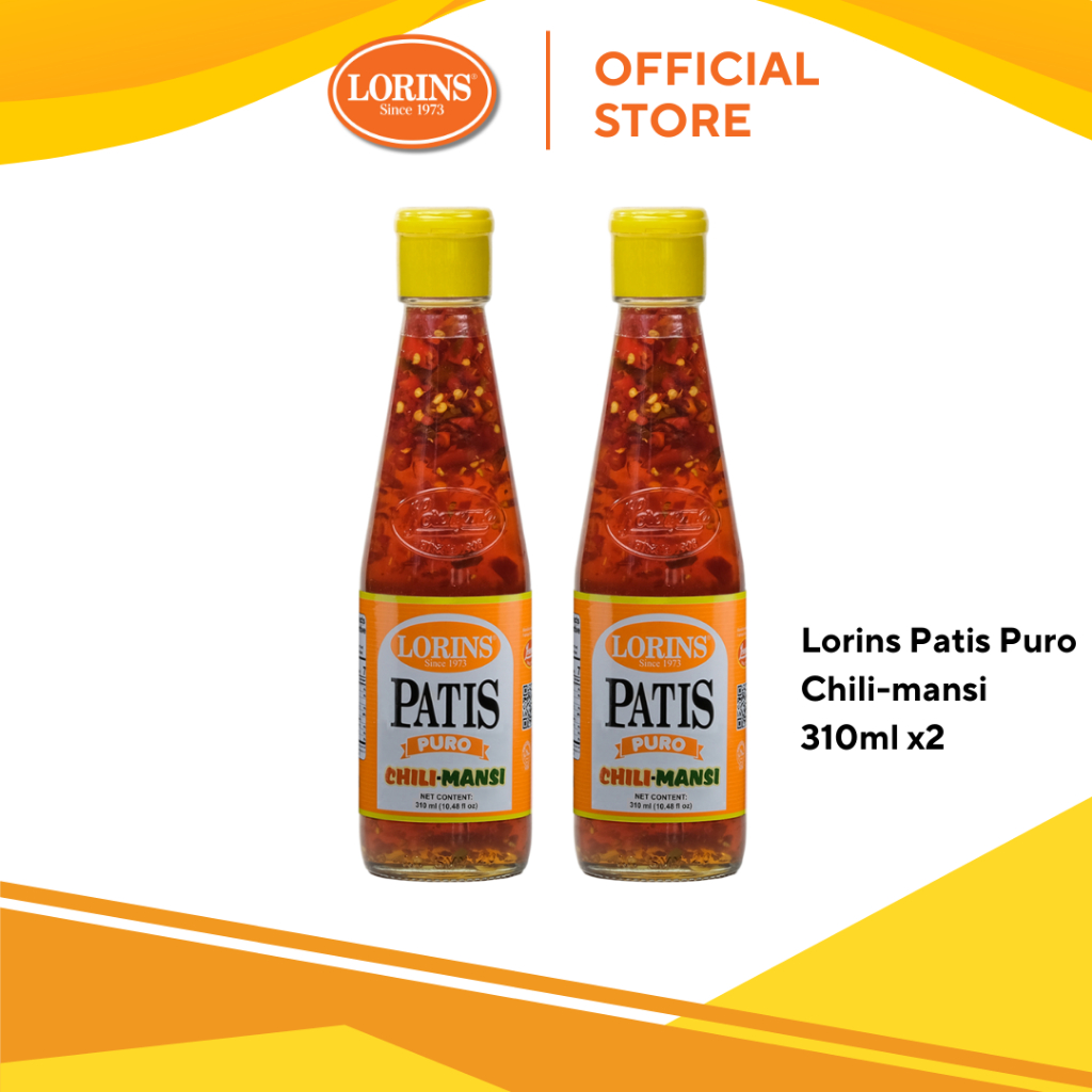 Lorins Patis Puro Chili-Mansi 310ml - Set of 2 | Shopee Philippines