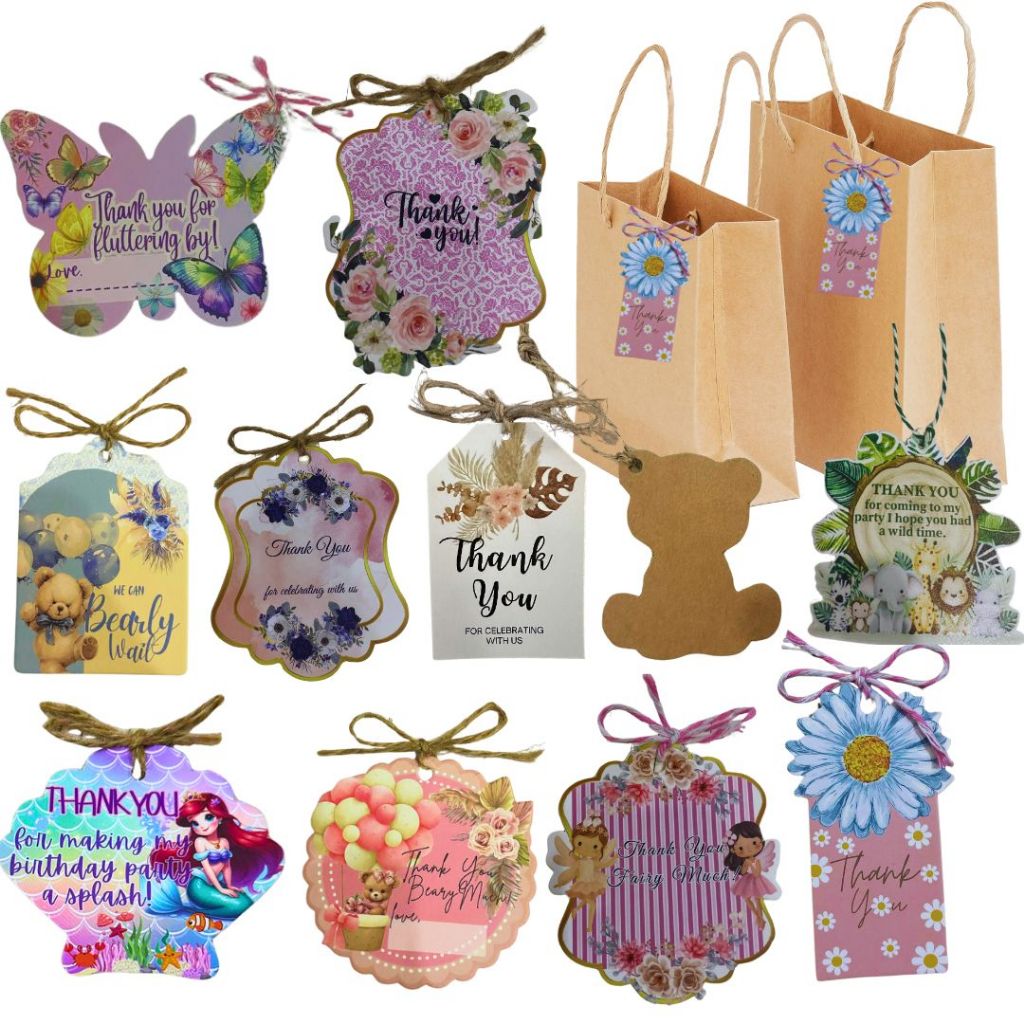 30/50pcs Thank you for celebrating with us Gift Tags Sweet Celebration ...