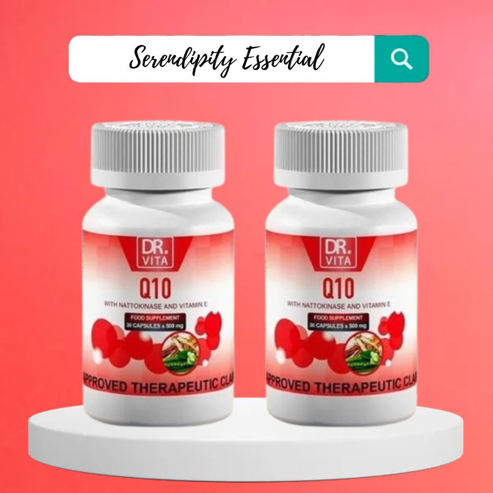 Dr. Vita Q10 Capsules with Nattokinase and Vitamin E (Twin Pack) | Shopee Philippines