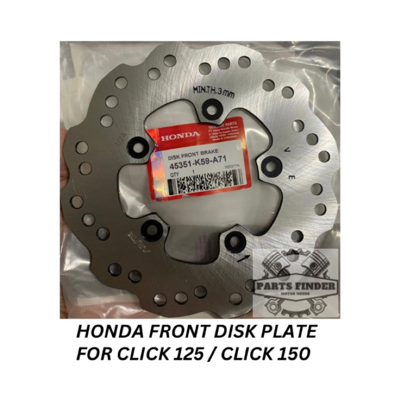 Honda Click 125 / Click 150 Front Disk Brake System | Shopee Philippines