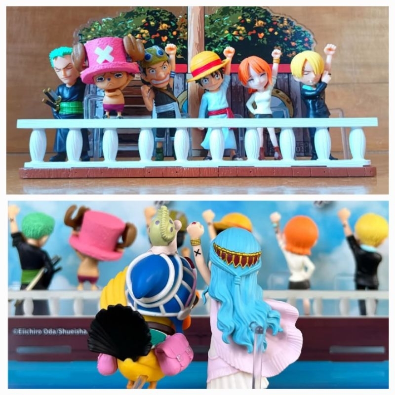 Authentic WCF A Sign of Friendship Set Alabasta with set base One Piece ...