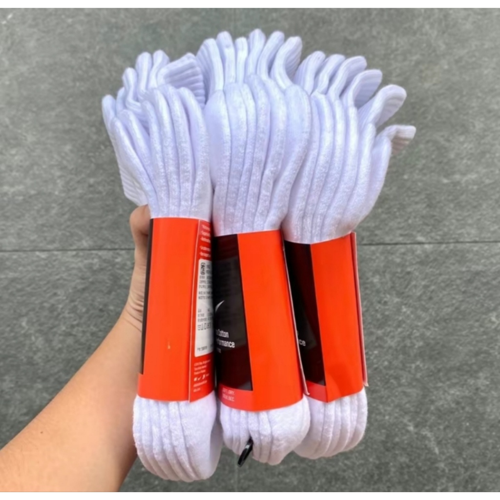 3 Pairs high cut long socks/ Mid-cut socks thick cotton socks unisex ...