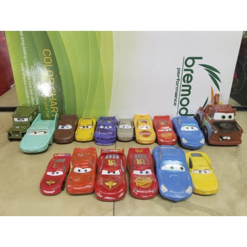 Assorted Disney Pixar Cars Action Figure ( hard plastic ) | Shopee ...