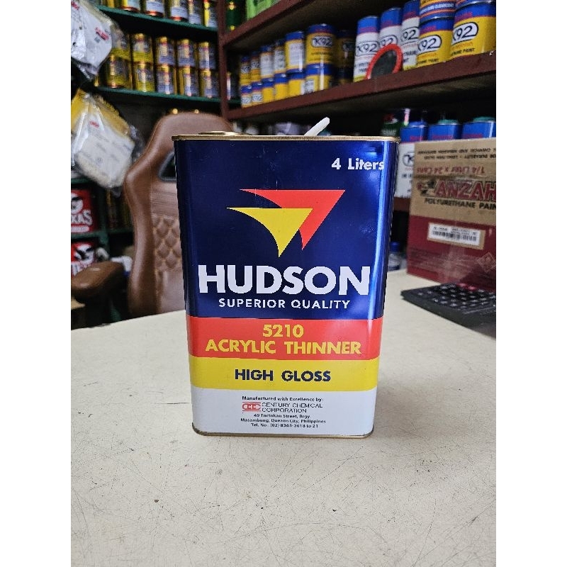 Hudson Acrylic Thinner High Gloss (5210) 1 Gallon | Shopee Philippines