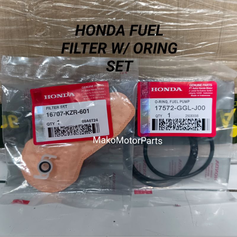 HONDA FUEL FILTER W/ORING SET CLICK 125i V1, V2, V3/ RS 125/ XRM Fi ...