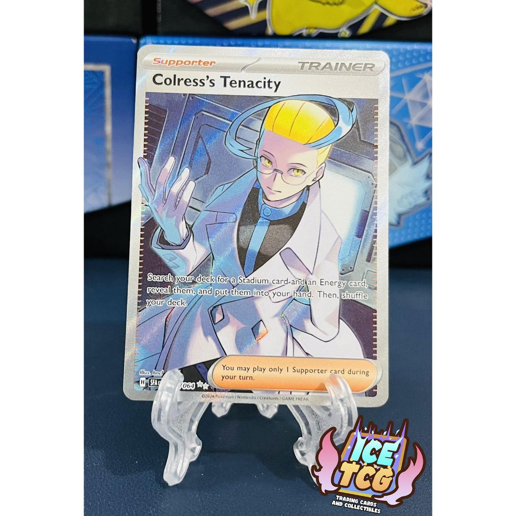 Colress's Tenacity - 087/064 - Full Art Secret Rare (SFA) | Shopee ...