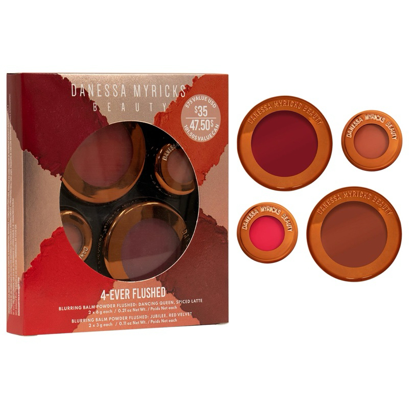 DANESSA MYRICKS BEAUTY Yummy Skin 4-Ever Flushed Lip and Cheek Set ...