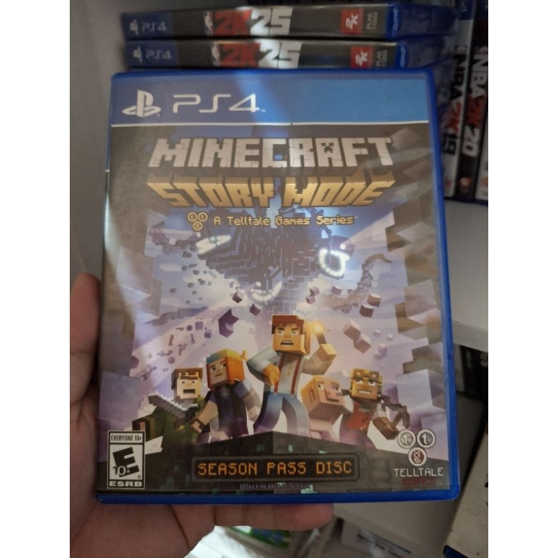 MINECRAFT Story Mode Season Pass Disc PS4 Game Used | Shopee Philippines