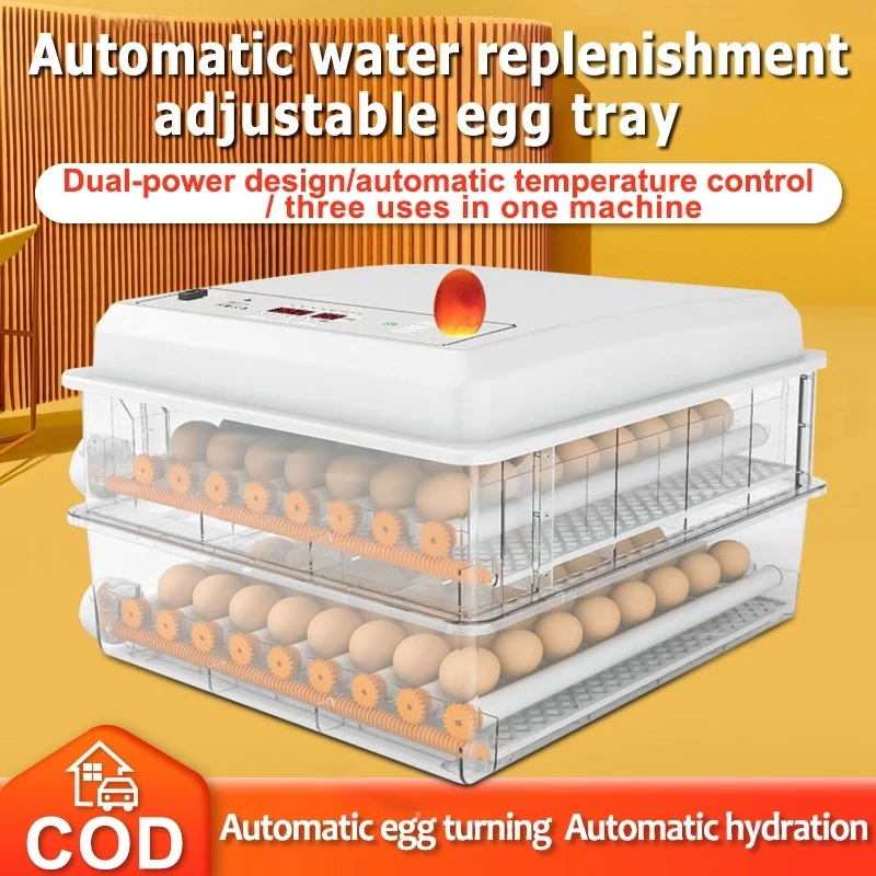 【COD】Incubator For Egg 220v/12v Egg Incubator Fully Automatic with ...
