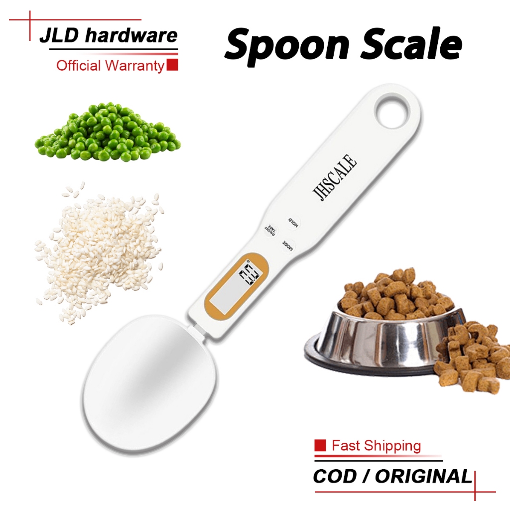 JLD Spoon Scale for Food Digital Kitchen Weighing Electronic Scale ...