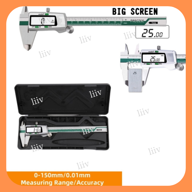 Slide Caliper Vernier Ruler Digital Display High Accuracy Electronic ...
