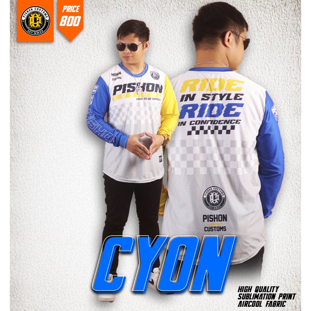 Pishon Customs - CYON Riding Jersey | Shopee Philippines