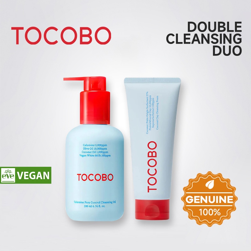 TOCOBO Coconut Clay Cleansing Foam 150ml Facial Cleanser/Pore Control ...