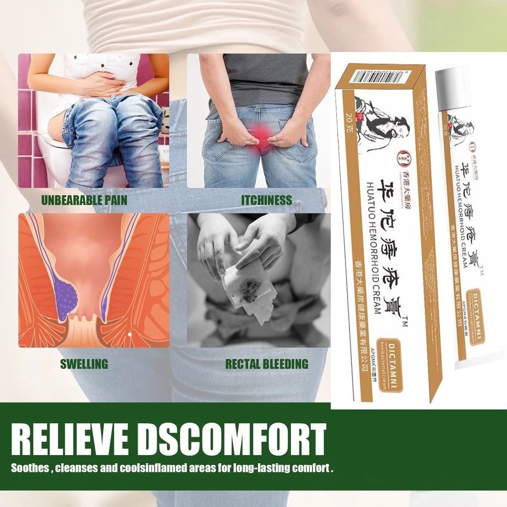 Hemorrhoid Cream Antibacterial Hemorrhoids Almuranas Chinese Herbal ...