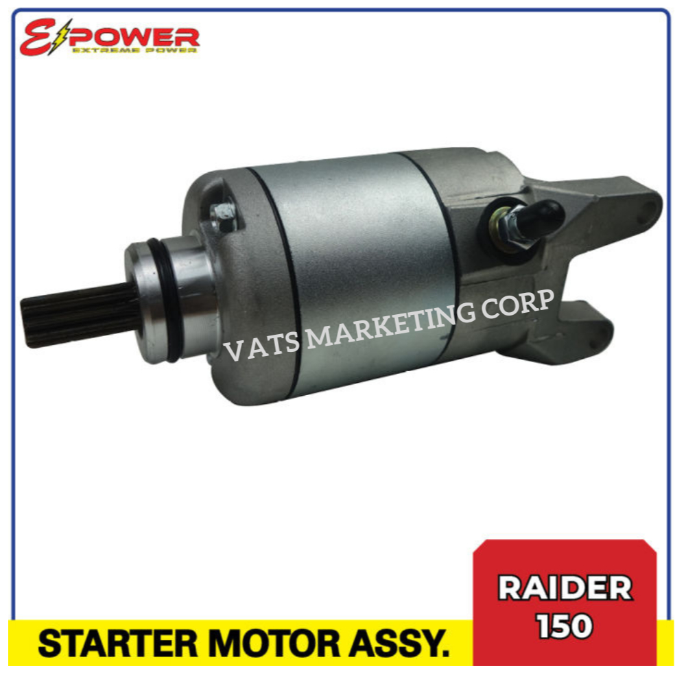 E POWER STARTER MOTOR FOR RAIDER 150/GSX-R150/ GSX-S150 | Shopee ...