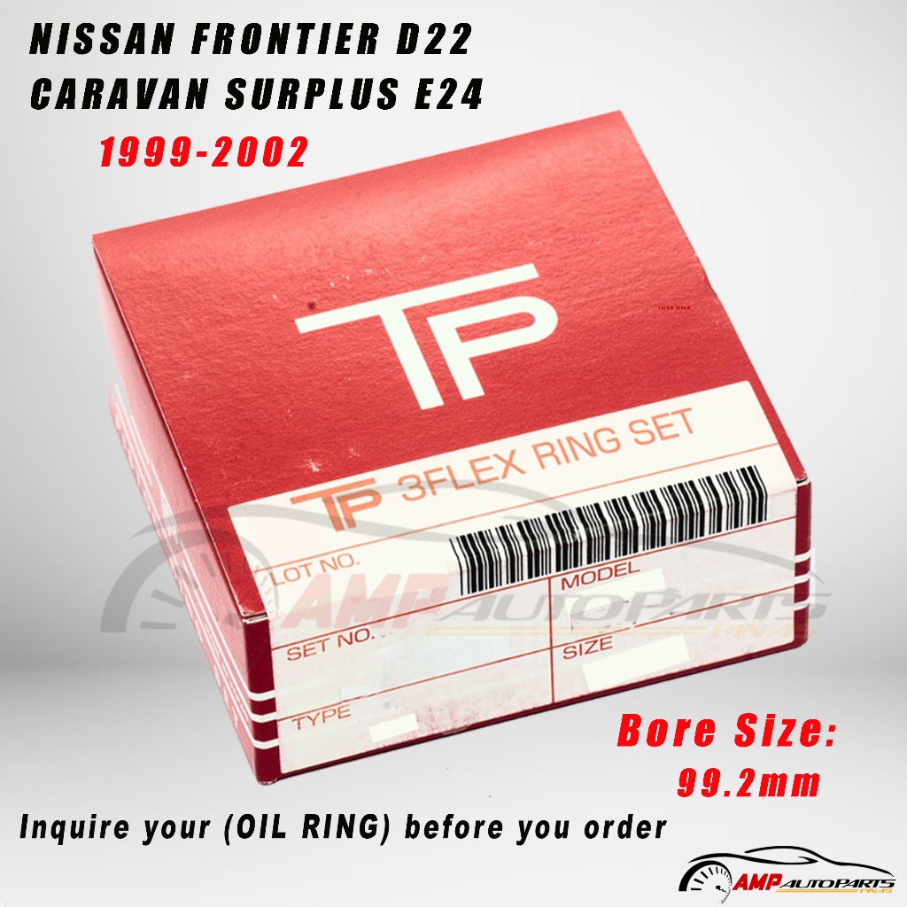 TP Piston Ring for NISSAN Frontier D22, Caravan Surplus E24 1999-2002 ...