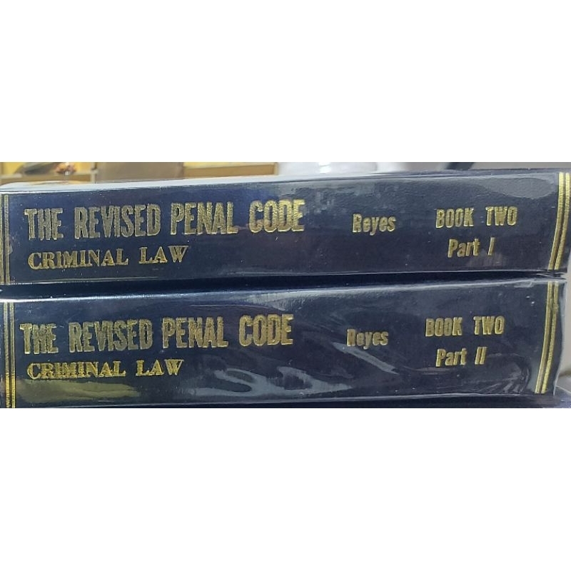 Revised Penal Code 2021 edition - Volume 2 / Book 2 by Luis Reyes ...