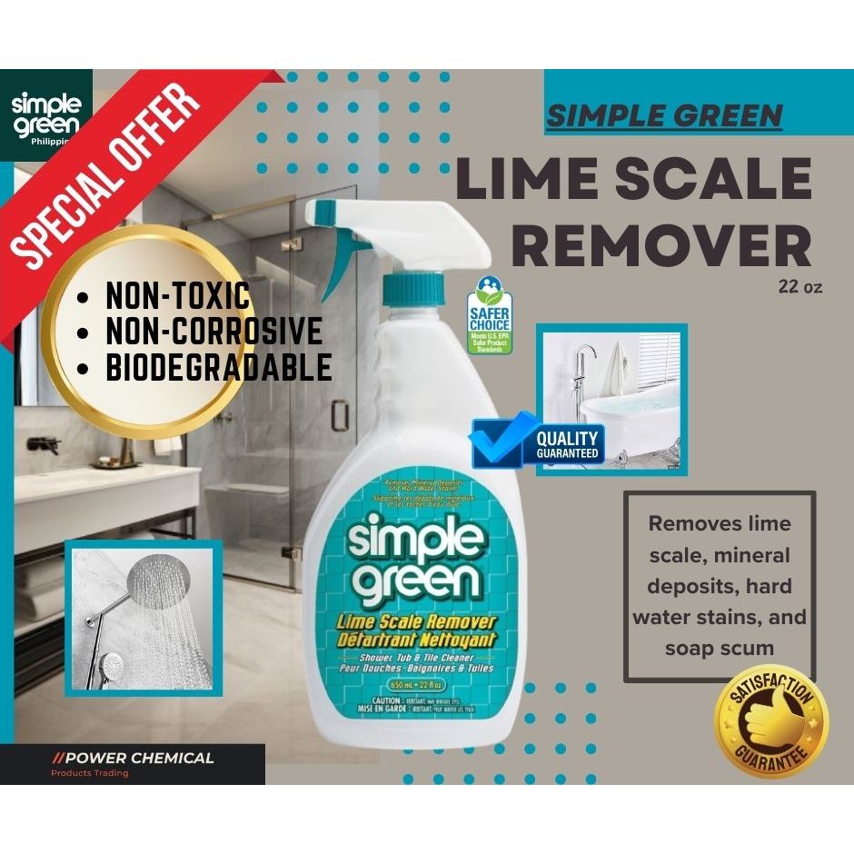 Lime Scale Remover 22oz trigger type (Simple Green) | Shopee Philippines