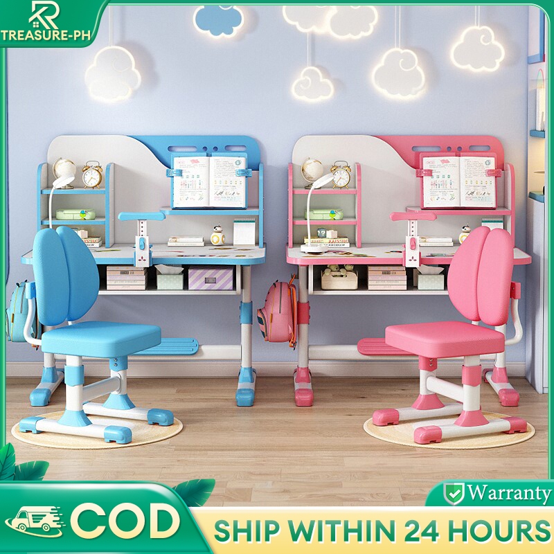 Study Table For Kids Children's Study Desk With Chair Adjustable Height ...