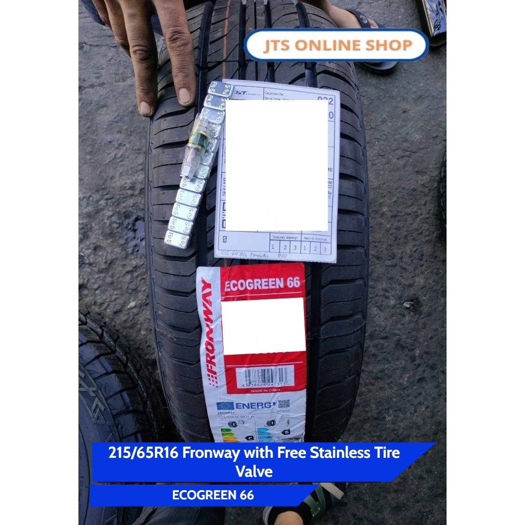 215/65R16 Fronway Ecogreen 66 with Free Stainless Tire Valve (PRE-ORDER) | Shopee Philippines