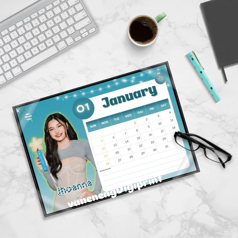 flat desk calendar (2 covers available) | Shopee Philippines
