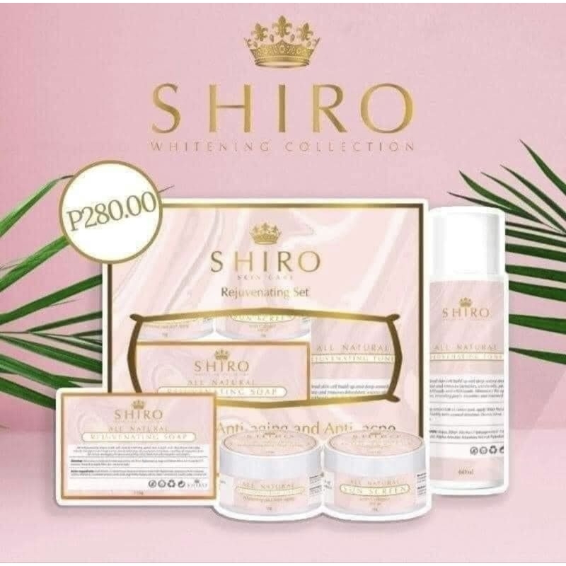 Shiro Rejuvenating set for face | Shopee Philippines