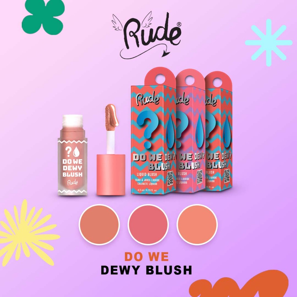 Rude Do We Dewy Blush Liquid Blush | Shopee Philippines