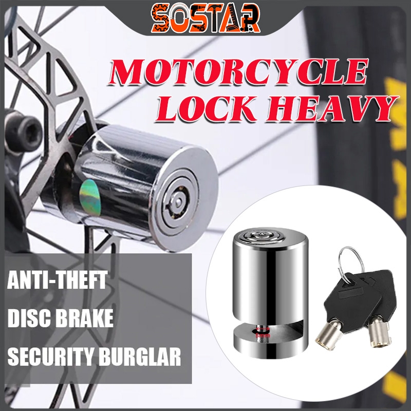 Motorcycle Lock Heavy Duty Disc Brake Lock Anti-theft Disc Security ...