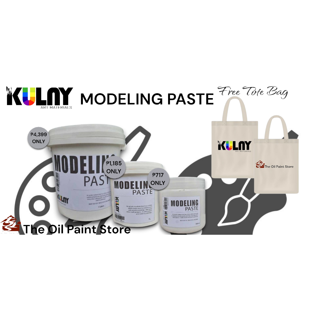 Kulay Acrylic Medium: Kulay Modeling Paste with Picasso Acrylic 75ML ...