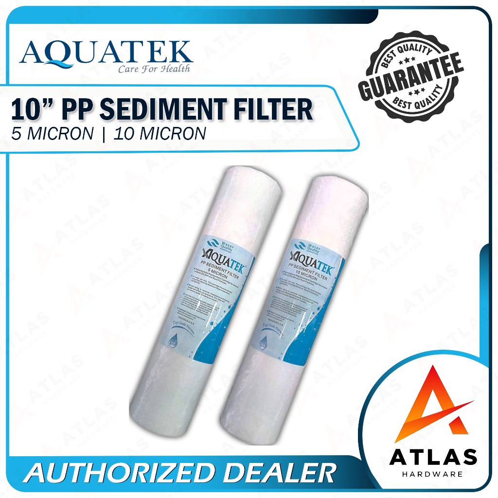Aquatek PP Sediment Filter 10" ( 10 or 5 Micron) | Shopee Philippines