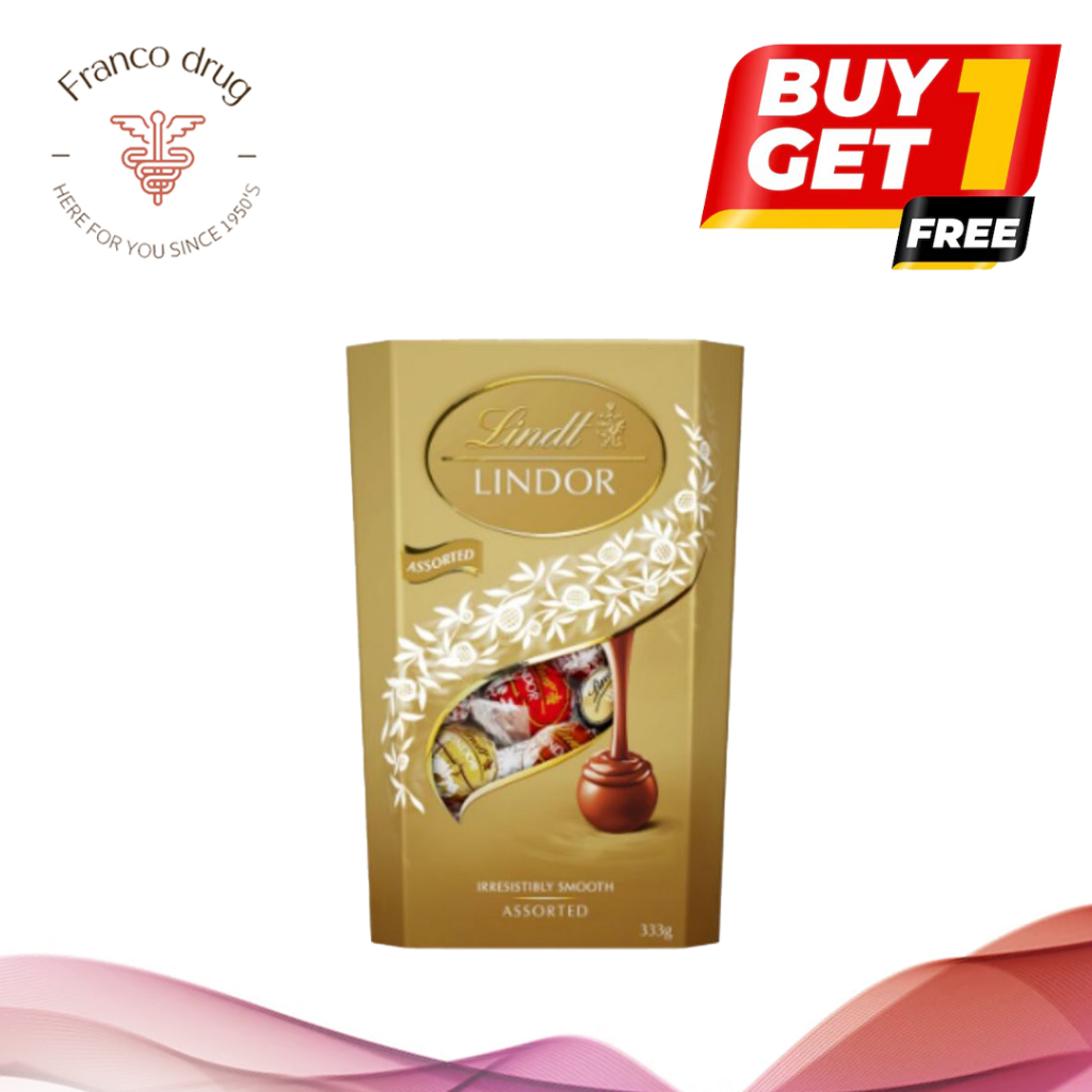 BUY 1 GET 1 FREE Lindt Lindor Chocolate Cornet | 333g | Shopee Philippines