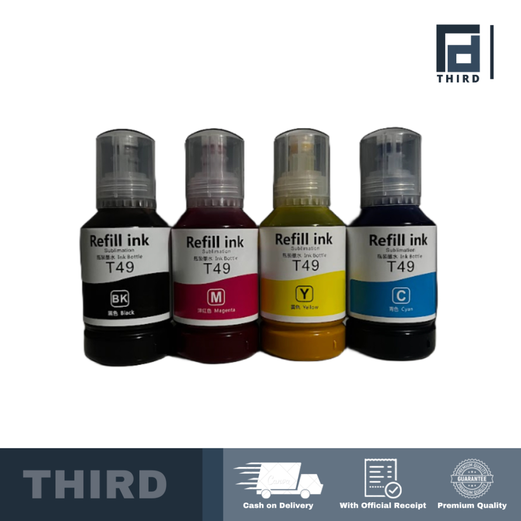 T49K Sublimation Ink for T3130X 140 ml CMYK | Shopee Philippines