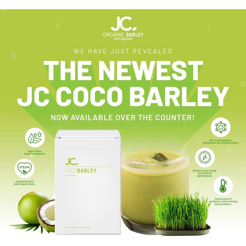 JC Coco Barley Juice Drink Mix (10 sticks per Box) | Shopee Philippines