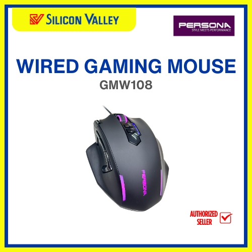 Persona Wired Gaming Mouse GMW108 | Ergonomic, Well Compatible ...