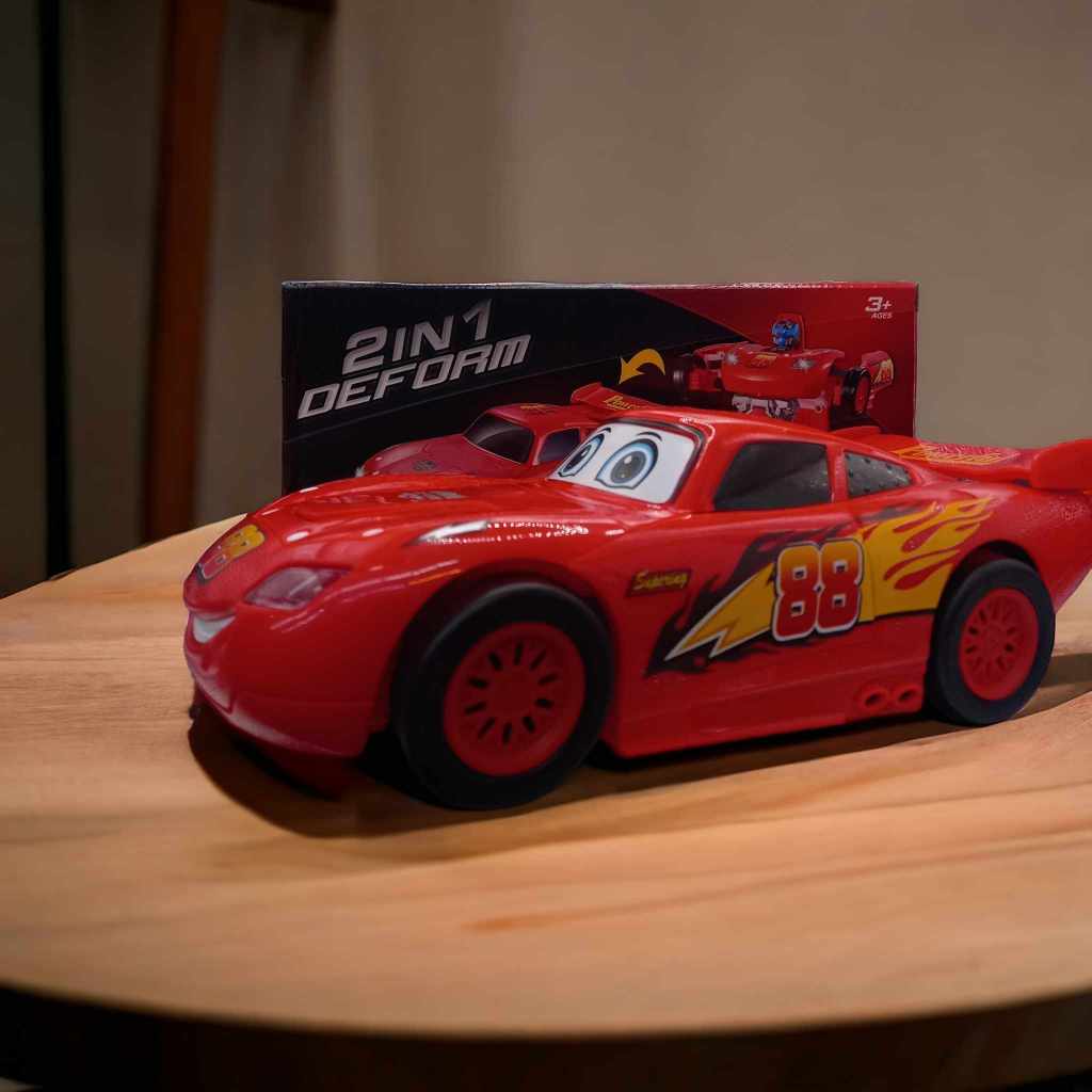 LIGHTNING MCQUEEN 2IN1 DEFORM CAR | Shopee Philippines