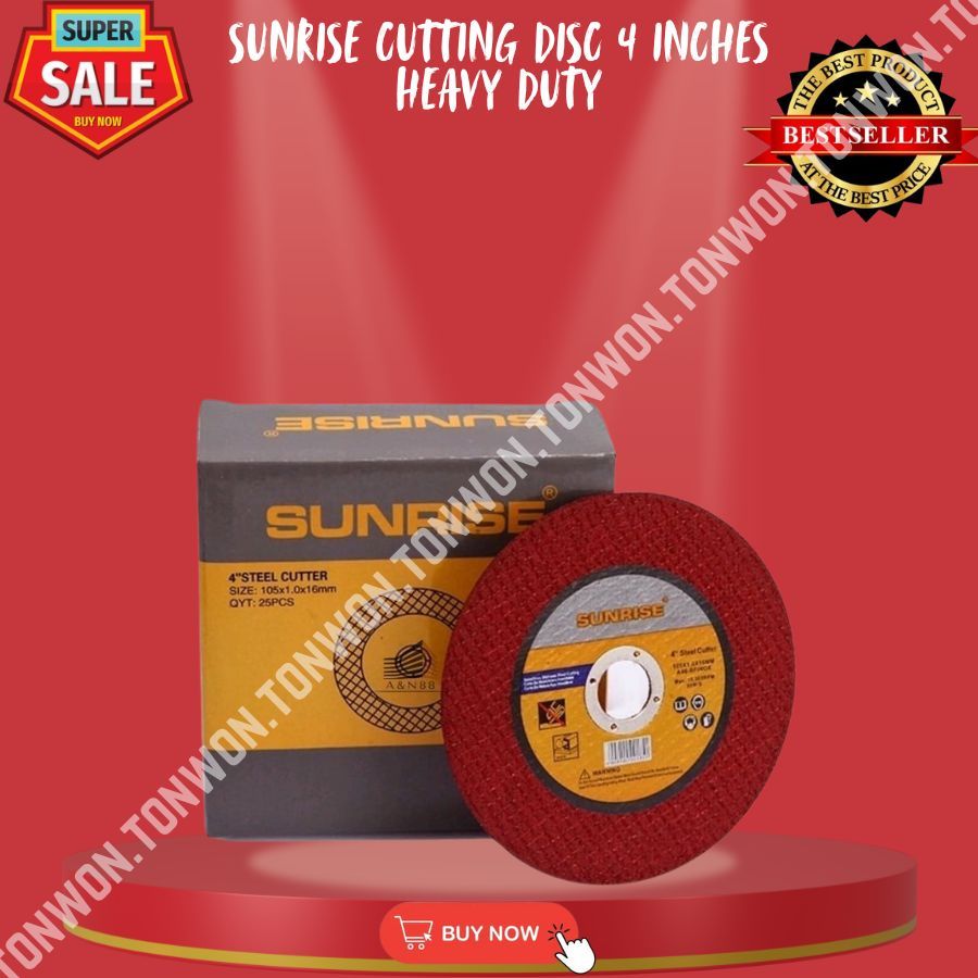 Sunrise Cutting Disc 4 Inches Heavy Duty (Special Edition) Stainless ...