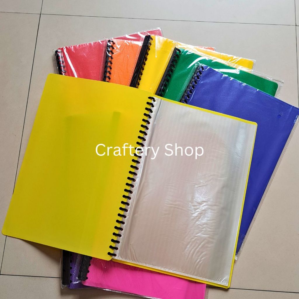 Clearbook Ordinary with plastic sheets PER PIECE | Shopee Philippines