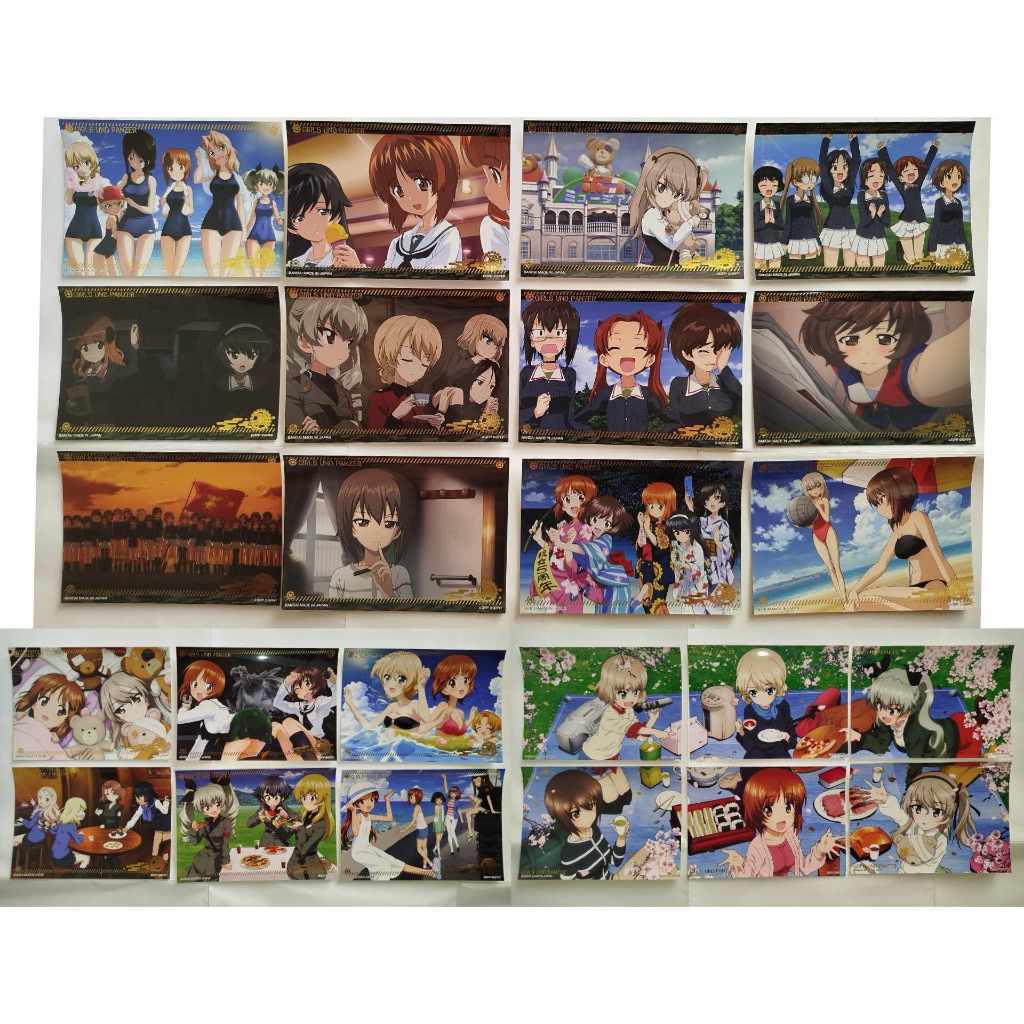 Girl und Panzer Anime Picture with Gold Stamp (Official) | Shopee ...