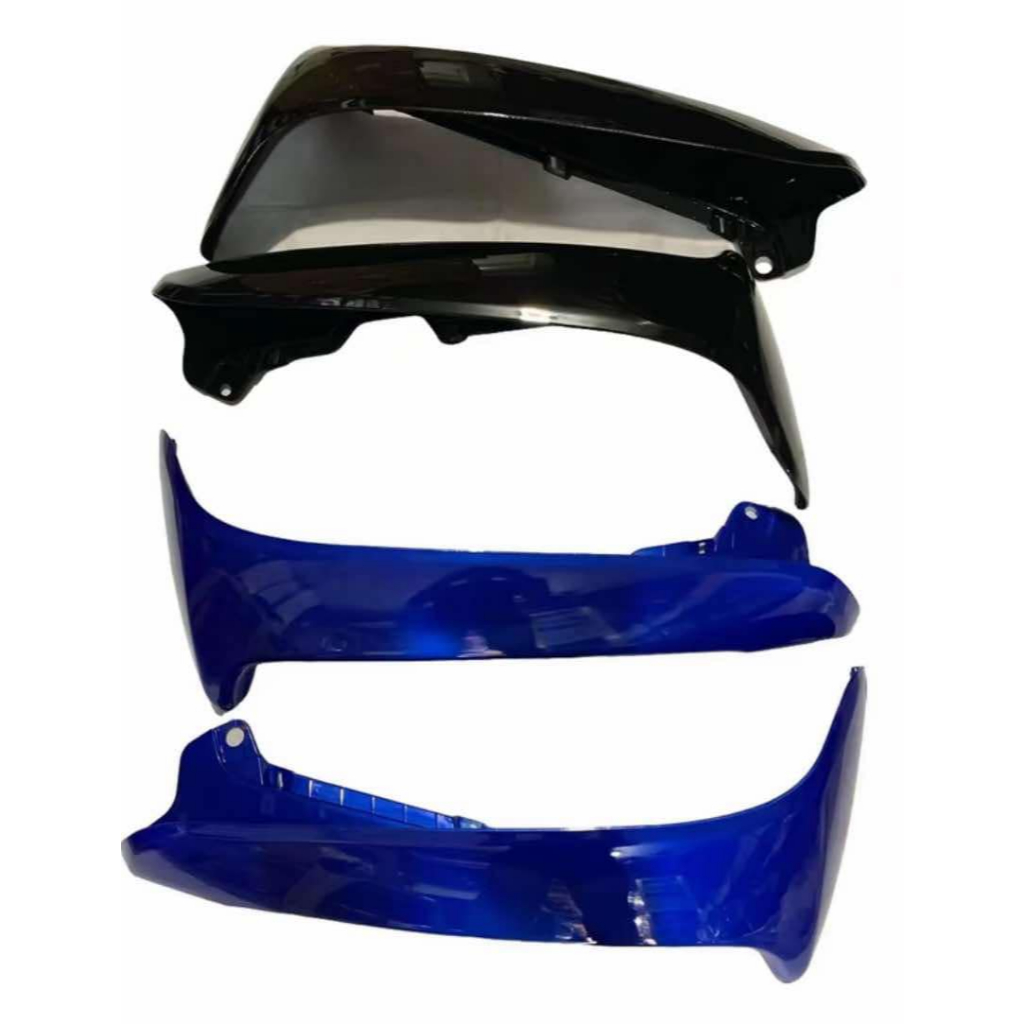 LEG SHIELD FOR WAVE ALPHA 1 PAIR ( BLUE & BLACK) | Shopee Philippines