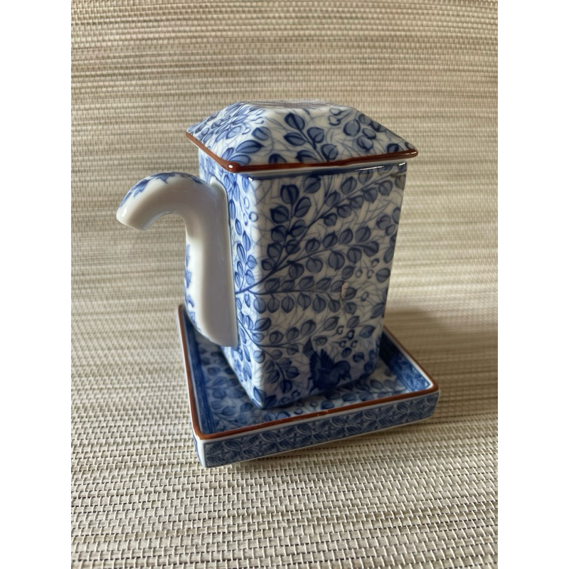 Asian Bluebird Handleless Square Mini Teapot | Shopee Philippines