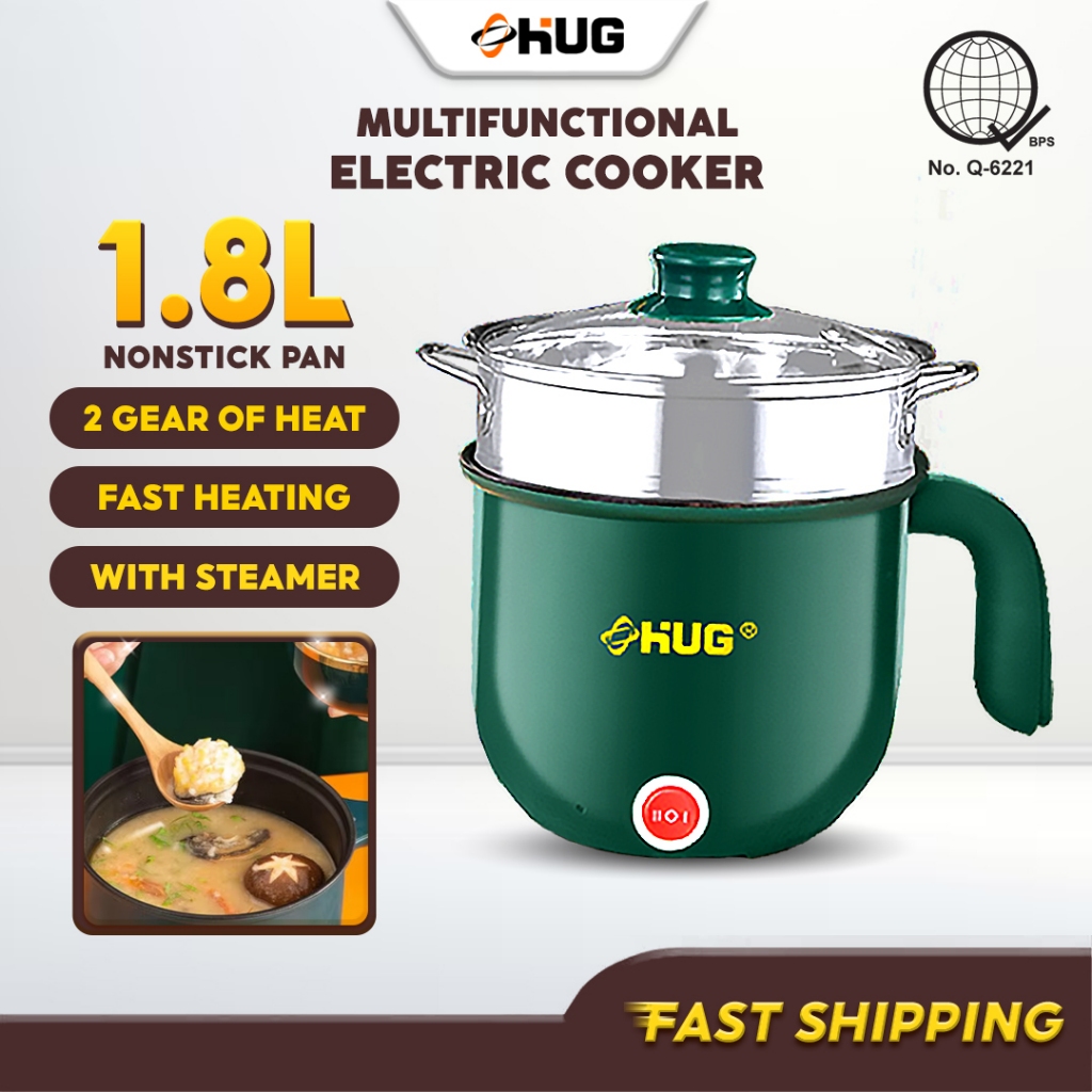HUG Electric Multi-Function Cooker Non-Stick Inner Electric Heating ...