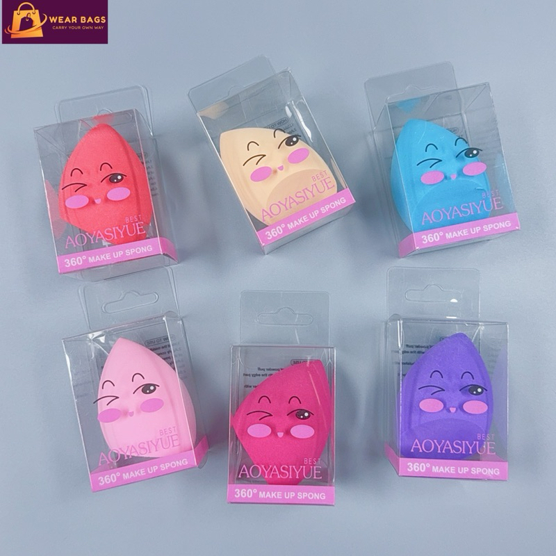 Oval Shape Makeup Blender Ultrasoft Makeup Foundation Blender Sponge ...
