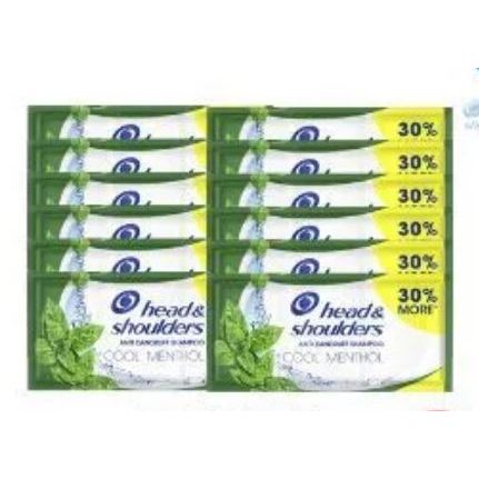 Head & Shoulders Anti Dandruff Cool Menthol 12ml by 12's Bundle ...