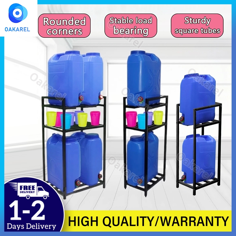 【In stock】Water Gallon Rack Heavy duty Multi-Layer Water Container Rack ...