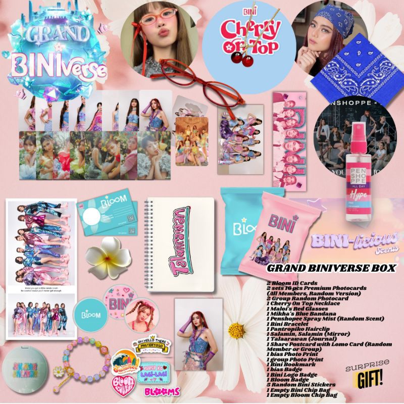 BINI Bloom Fan Merch Gift Box Unofficial | Shopee Philippines
