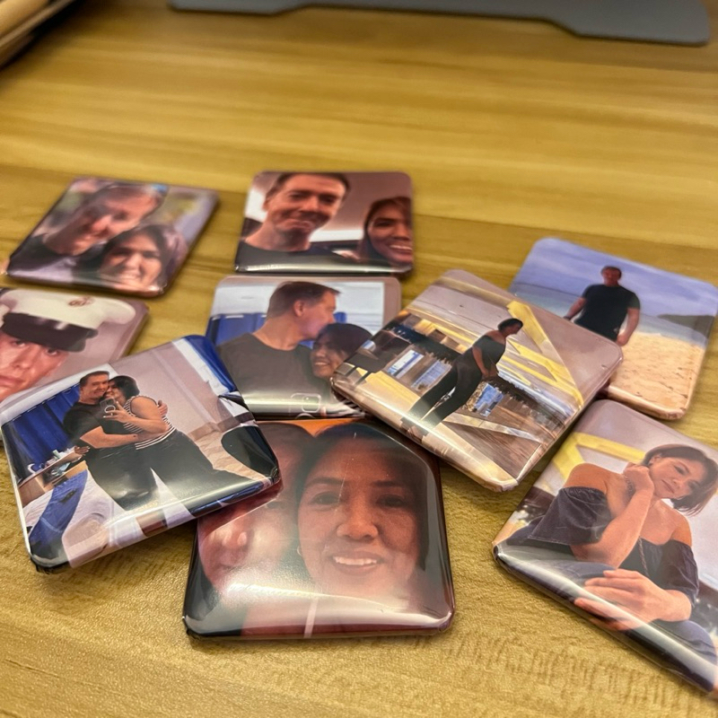 Personalized Square badge magnet | Ref magnet | Shopee Philippines